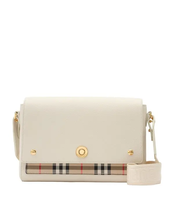 Burberry Leather Note Cross-body Bag - Neutral