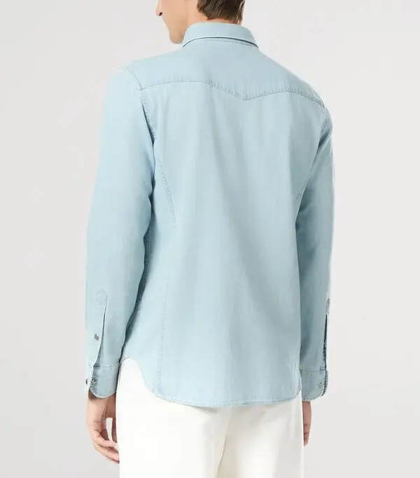 TOM FORD Denim Western Slim Shirt