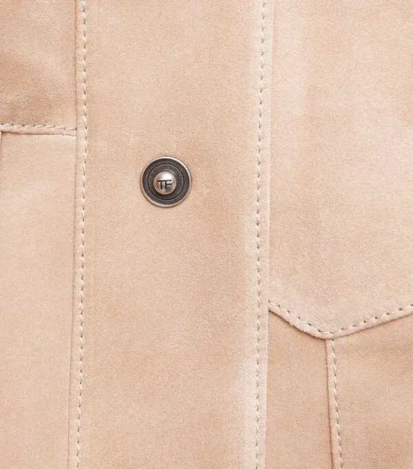 TOM FORD Suede Jacket - Green