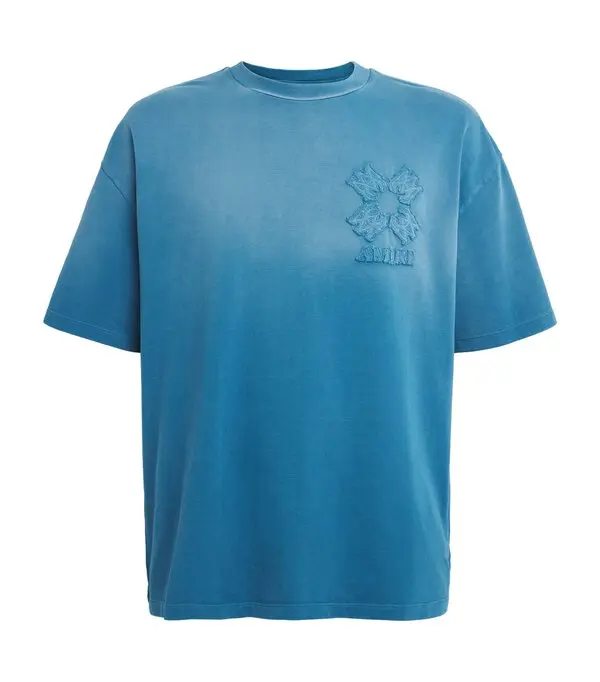 Amiri Oversized Quad T-shirt - Blue