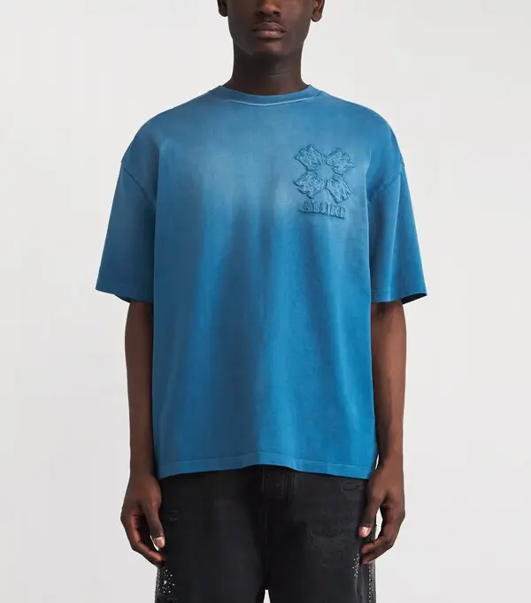 Amiri Oversized Quad T-shirt - Blue