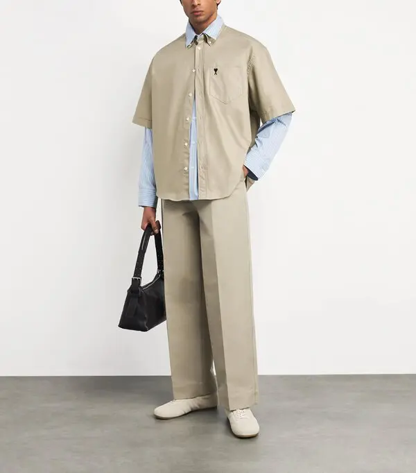 AMI Paris Cotton De Coeur Shirt