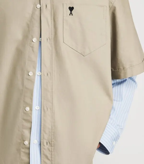 AMI Paris Cotton De Coeur Shirt