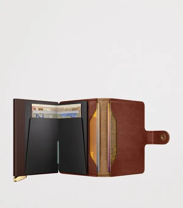 SECRID Basco Leather Miniwallet - Brown