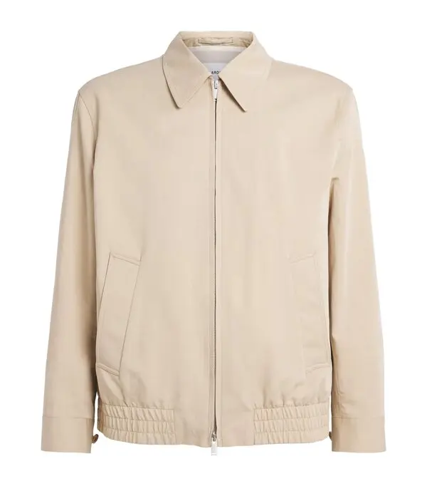 LARDINI Cotton-silk Bomber Jacket