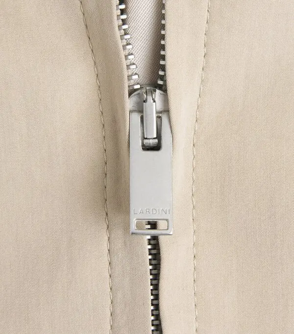 LARDINI Cotton-silk Bomber Jacket