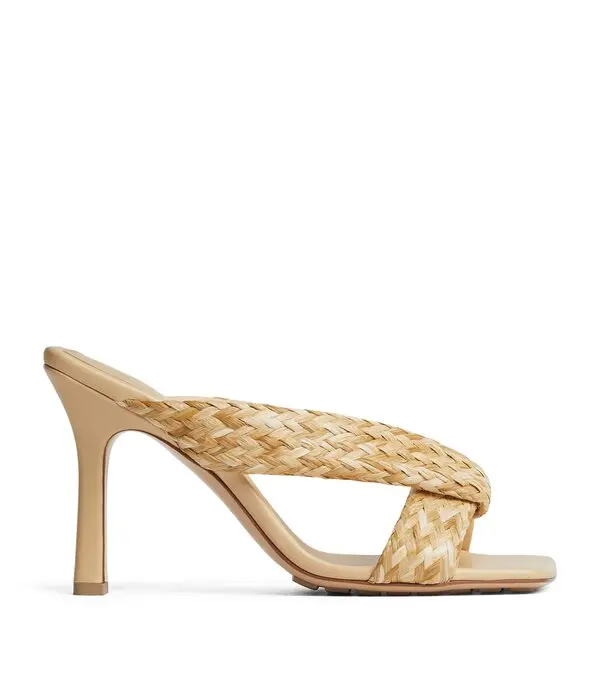 Bottega Veneta Raffia Riva Mules