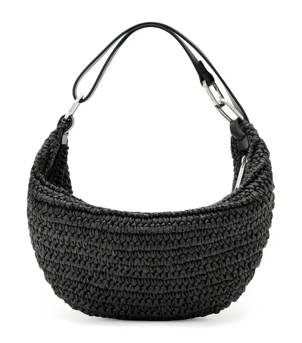 ALLSAINTS Small Paper Luna Shoulder Bag - Black