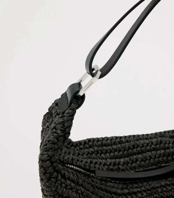 ALLSAINTS Small Paper Luna Shoulder Bag - Black