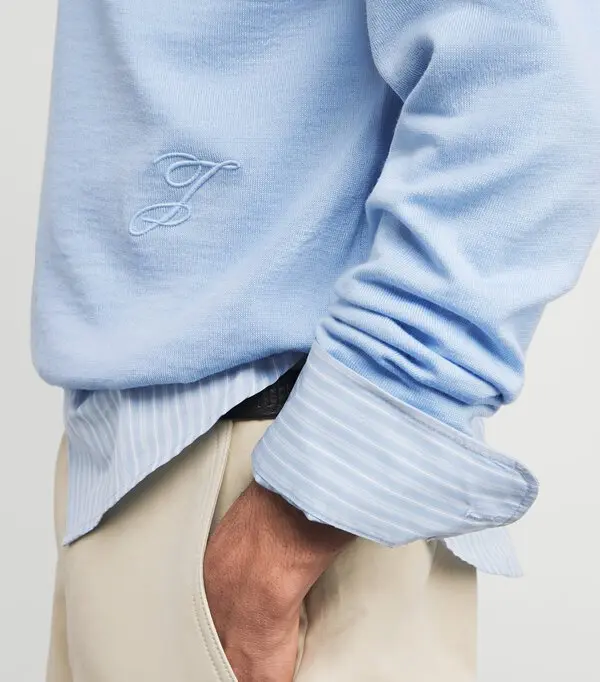 Jacquemus Wool-blend Embroidered Sweater