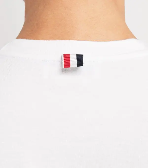 Thom Browne Cotton 4-bar T-shirt - White