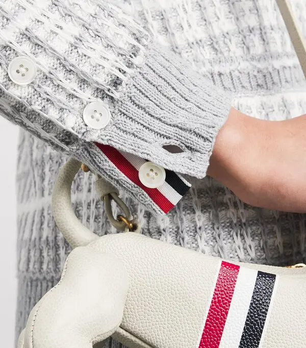 Thom Browne Tweed V-neck Cardigan