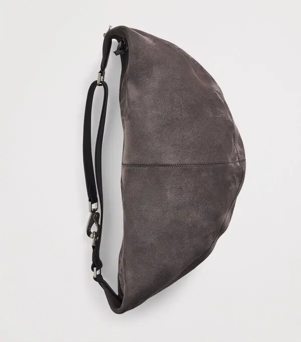 LEMAIRE Suede Quiver Clip Shoulder Bag