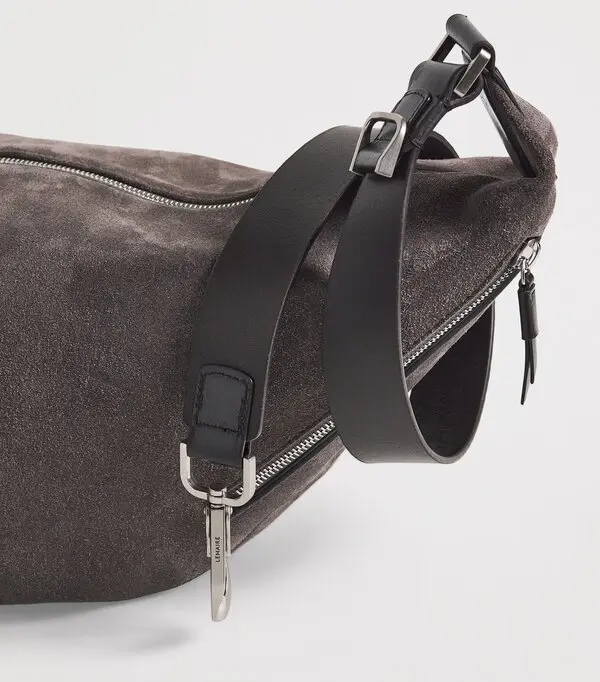 LEMAIRE Suede Quiver Clip Shoulder Bag