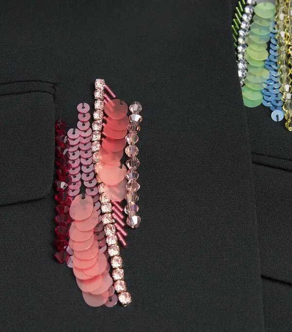 Cinq À Sept Embellished Pailette Blazer