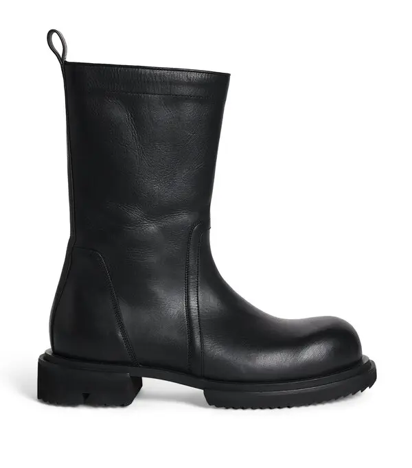 Rick Owens Leather Creeper Gabe Boots