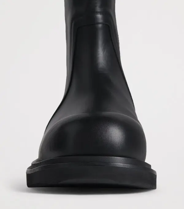 Rick Owens Leather Creeper Gabe Boots