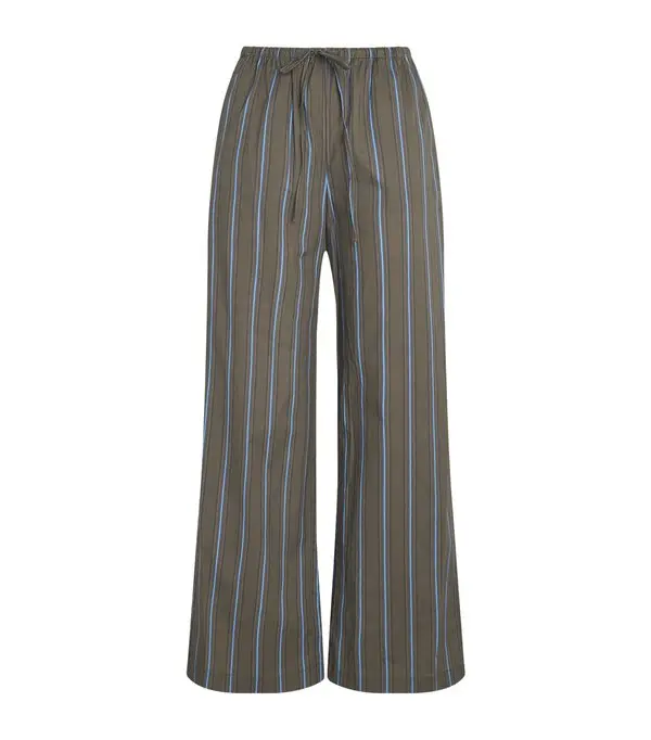 Staud Cotton-blend Stripe Mateo Trousers