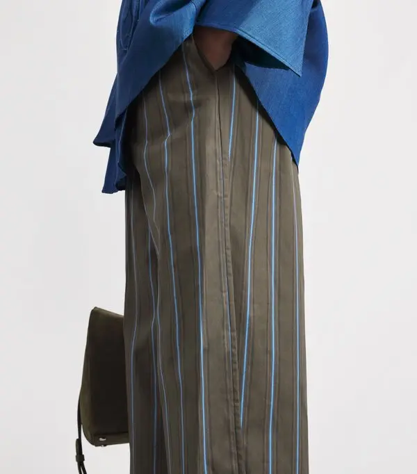 Staud Cotton-blend Stripe Mateo Trousers