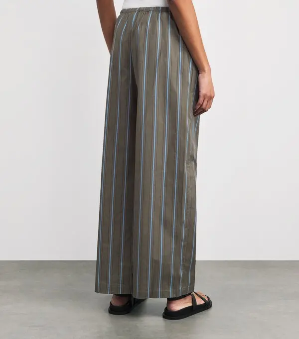 Staud Cotton-blend Stripe Mateo Trousers