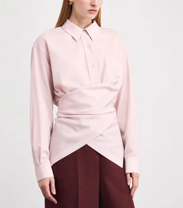 Lafayette 148 New York Wool-blend Convertible Shirt