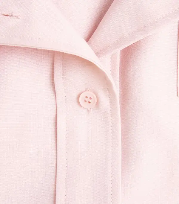 Lafayette 148 New York Wool-blend Convertible Shirt