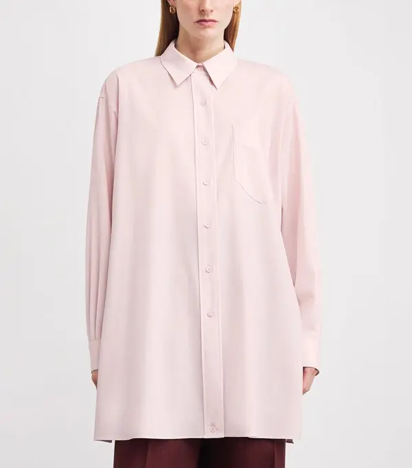 Lafayette 148 New York Wool-blend Convertible Shirt