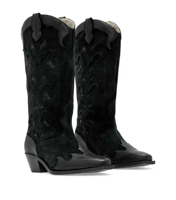 ALLSAINTS Suede Dolly Cowboy Boots 47