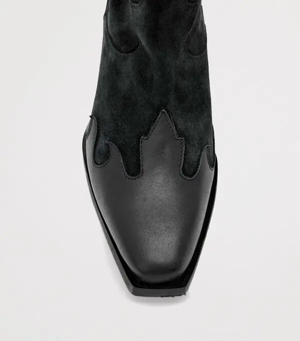 ALLSAINTS Suede Dolly Cowboy Boots 47