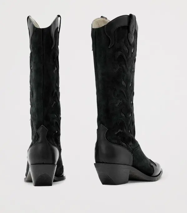 ALLSAINTS Suede Dolly Cowboy Boots 47