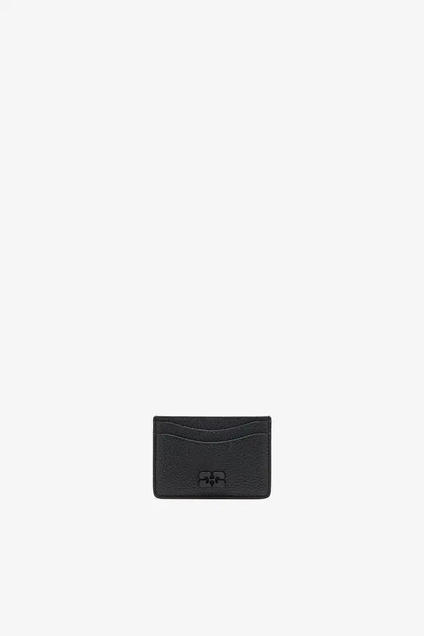 GANNI Bou Card Holder - Black