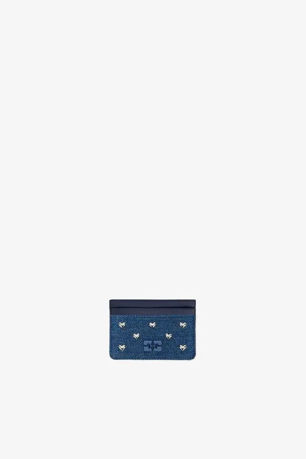 GANNI Bou Card Holder - Blue