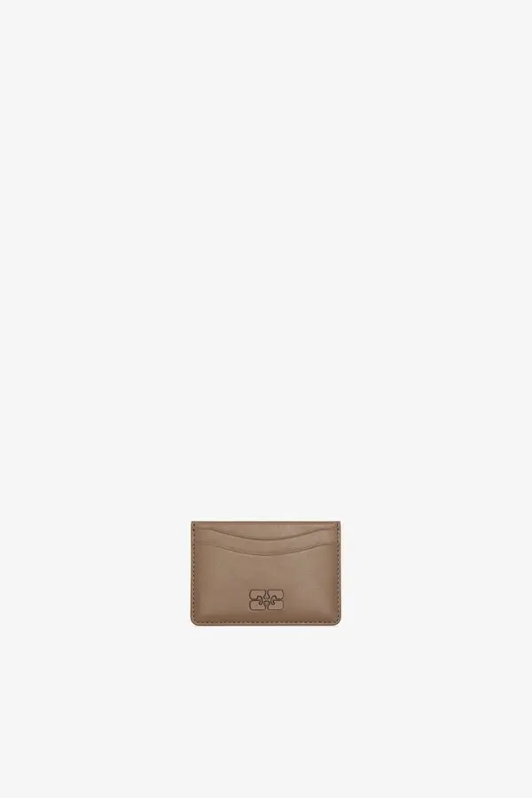 GANNI Bou Card Holder - Coca Mocha