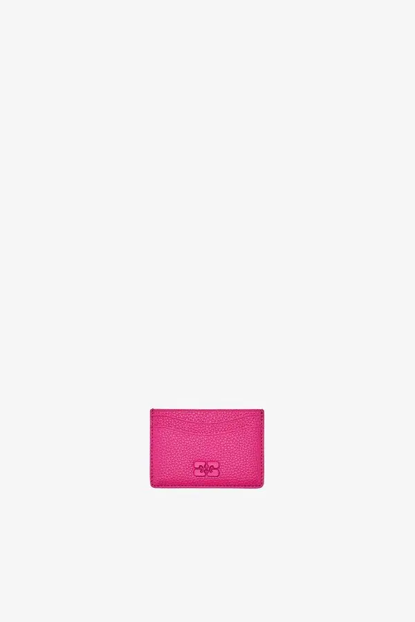 GANNI Bou Card Holder - Pink