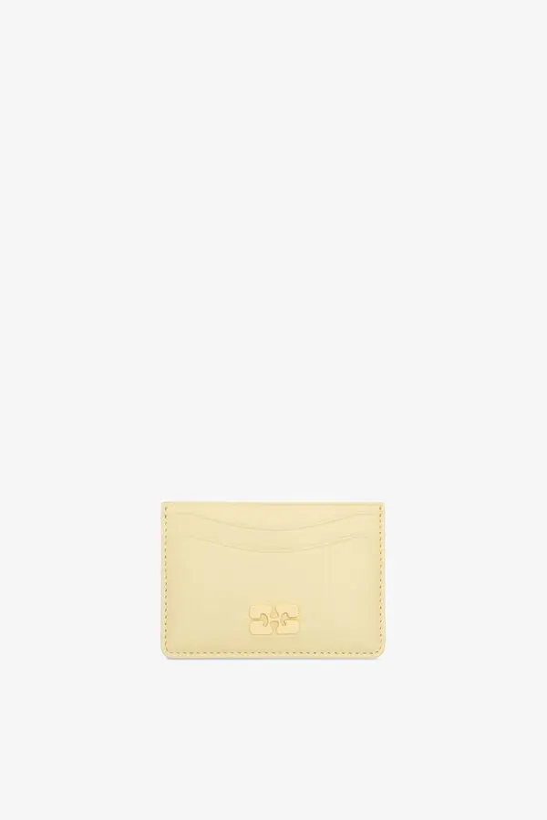 GANNI Bou Card Holder - Yellow