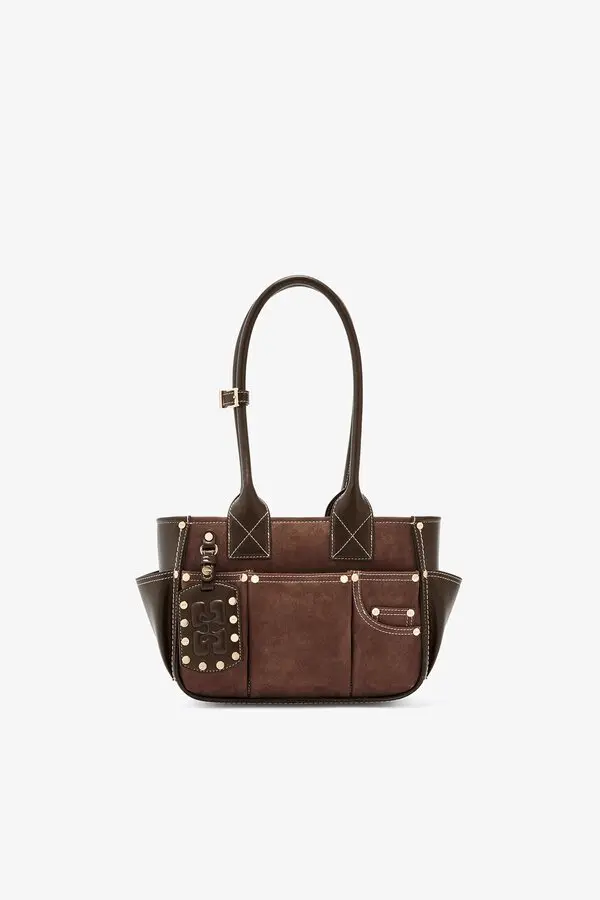 GANNI Small Posy Bag - Brown