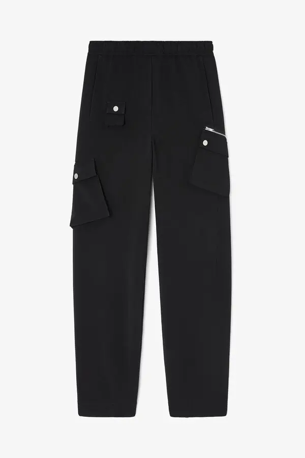 GANNI Twill Suiting Pants - Black