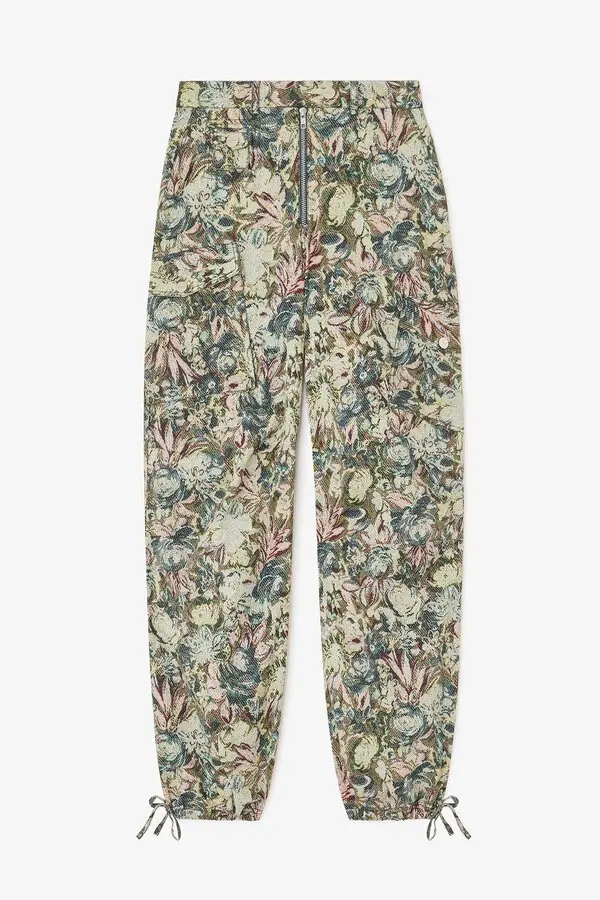 GANNI Embroidered Lace Wide-leg Pants - Mixed