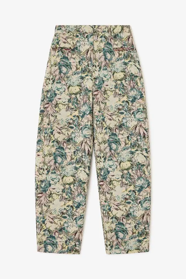 GANNI Embroidered Lace Wide-leg Trousers - Mixed