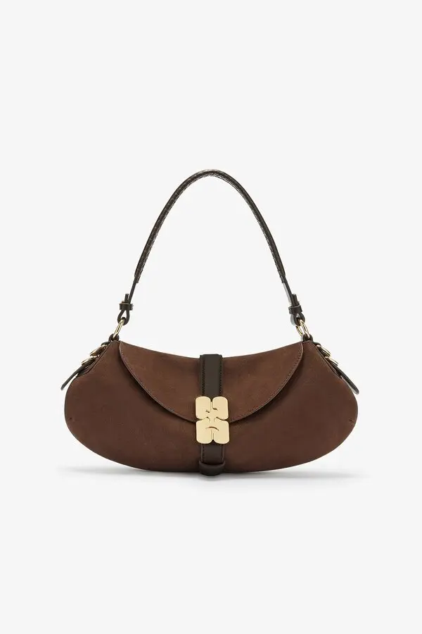 GANNI B-kat Shoulder Bag - Brown