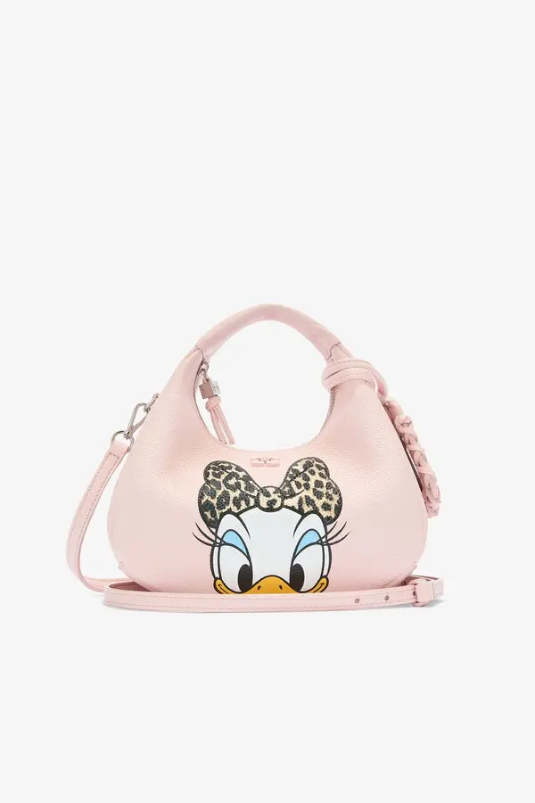 GANNI X Disney Daisy Duck Mini Hobo Bag - Pink