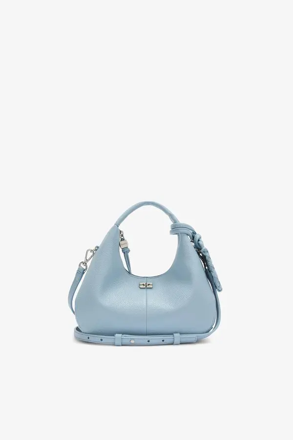 GANNI Mini Hobo Bag - Blue