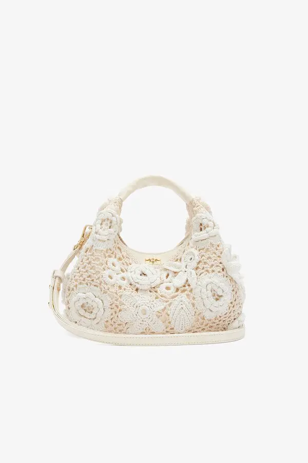 GANNI Mini Hobo Bag - White