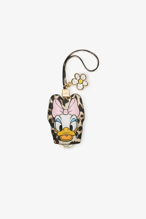 GANNI X Disney Daisy Duck Leopard Key Bell - Brown