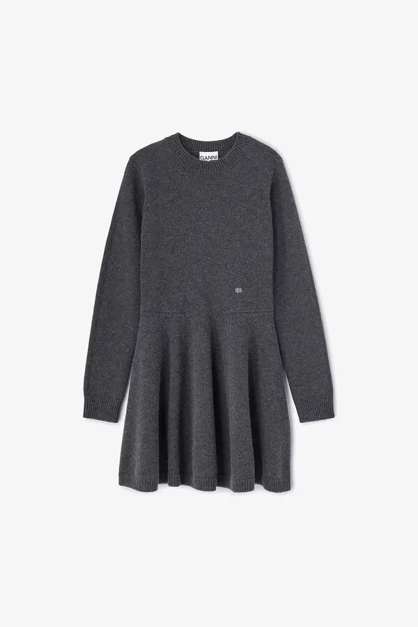 GANNI Wool Mini Dress