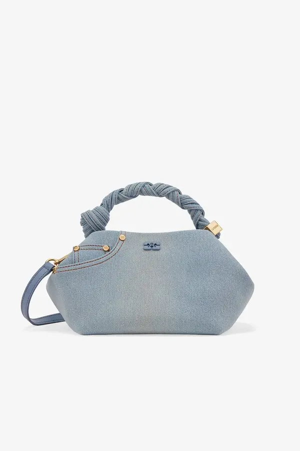 GANNI Denim Bou Bag - Blue