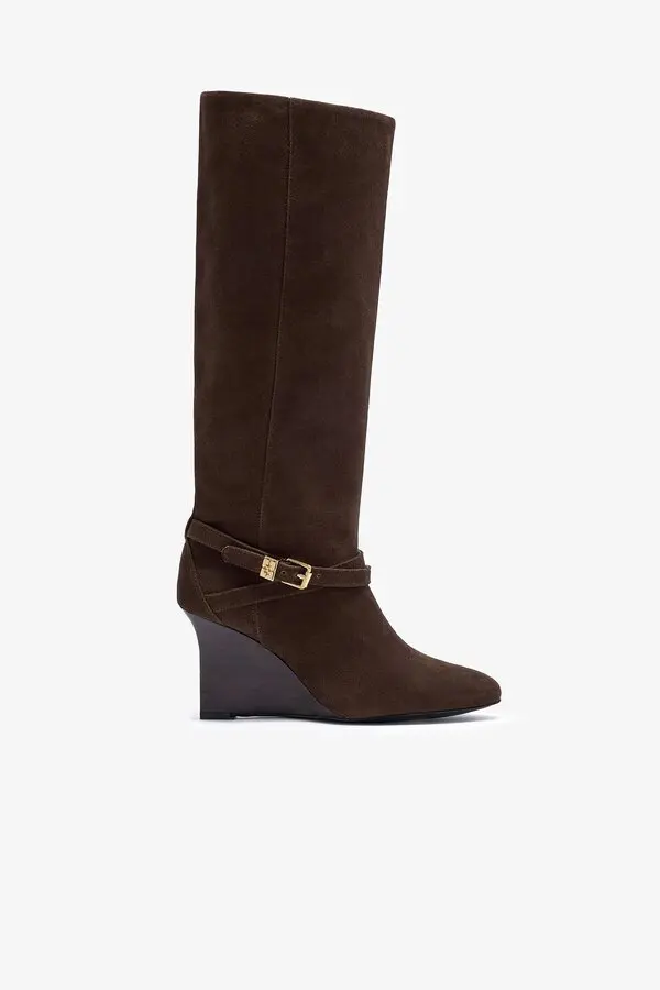 GANNI Kat High Boots - Brown