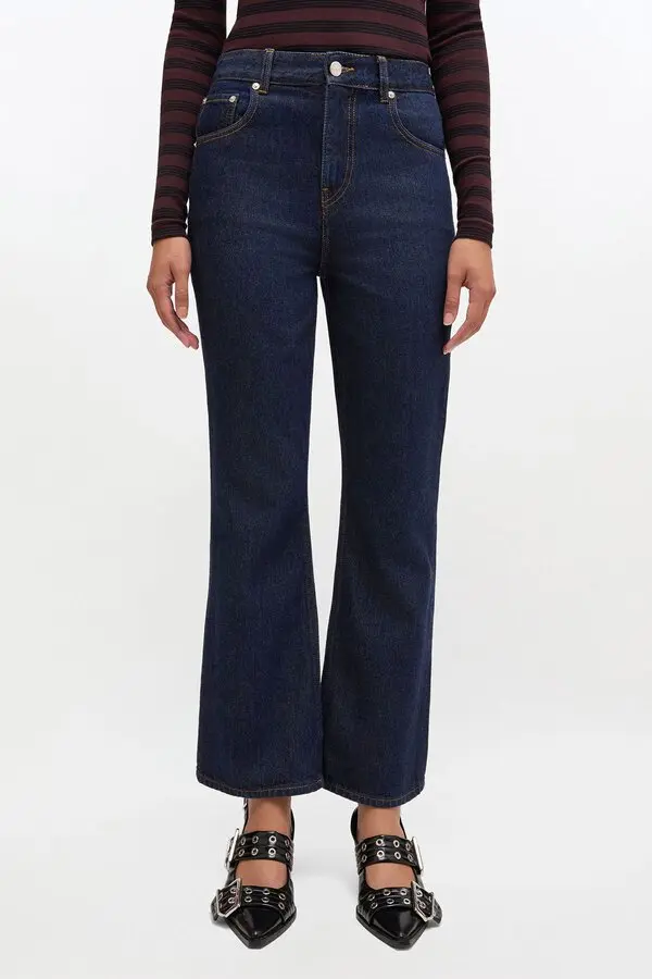 GANNI Dark Rinse Betzy Jeans - Navy