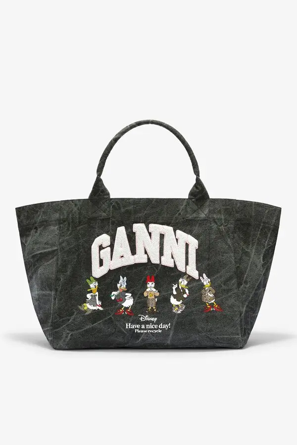 GANNI X Disney Daisy Duck Tote - Black
