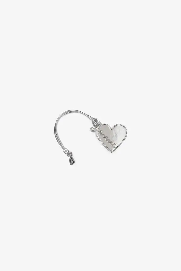 GANNI Bou Heart Mirror - Silver